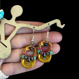 Handmade | Jewelry | Monster Tab Pop Top Earrings Made By Me | Poshmark